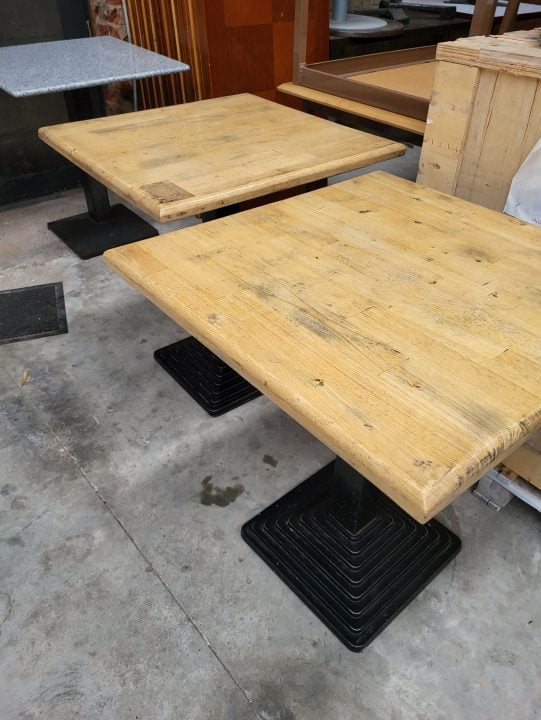 Gebruikte horeca tafels - 2chair